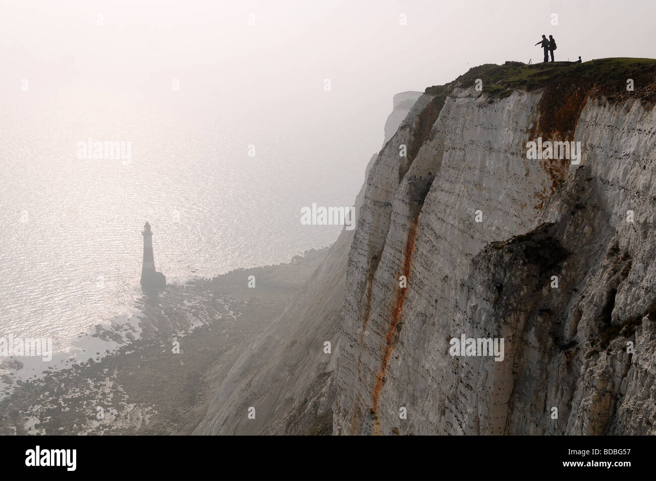 Beachy Head England Fog
