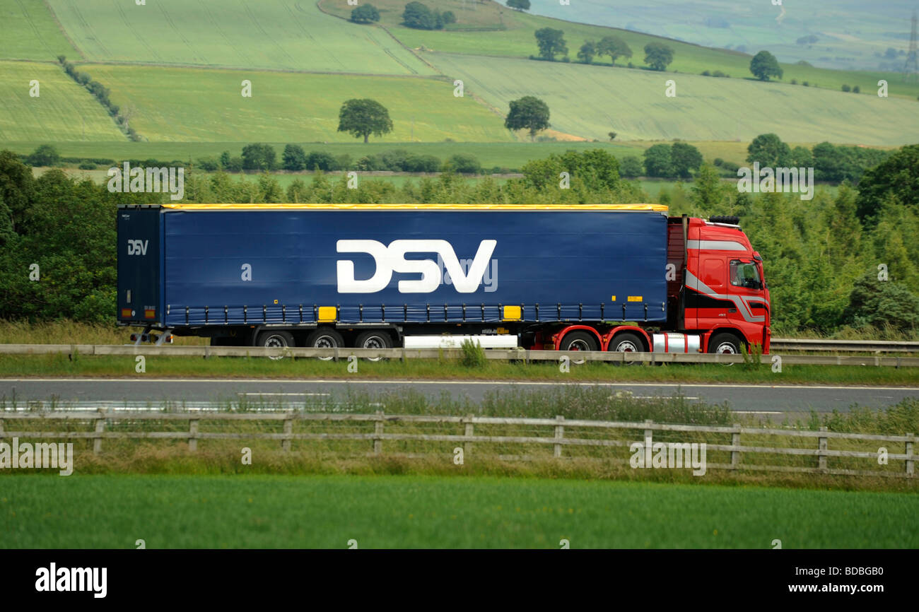 Volvo truck DSV Stock Photo - Alamy