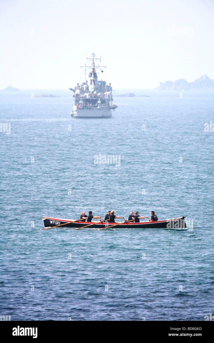 World Pilot Gig Championships on the Isles of Scilly Stock Photo - Alamy
