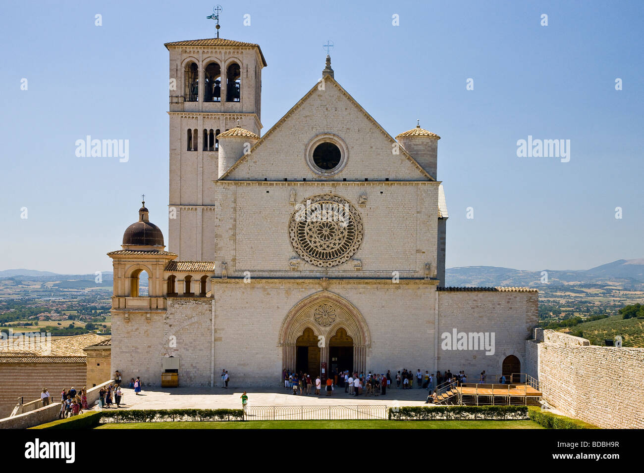 Basilica di San Francesco and Monastery in Assisi Stock Photo - Alamy
