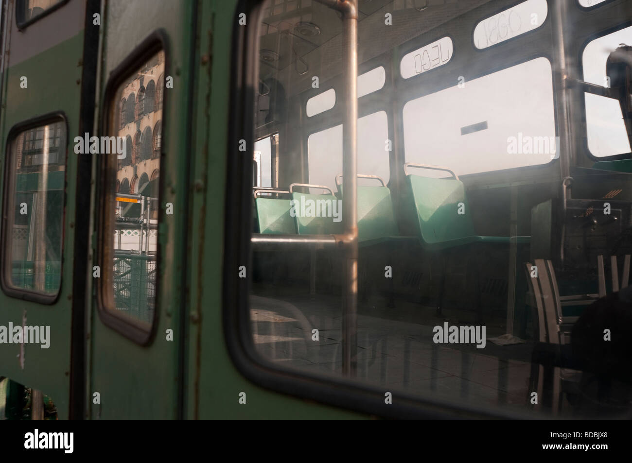 Interior vintage tram trolley car hi-res stock photography and images ...