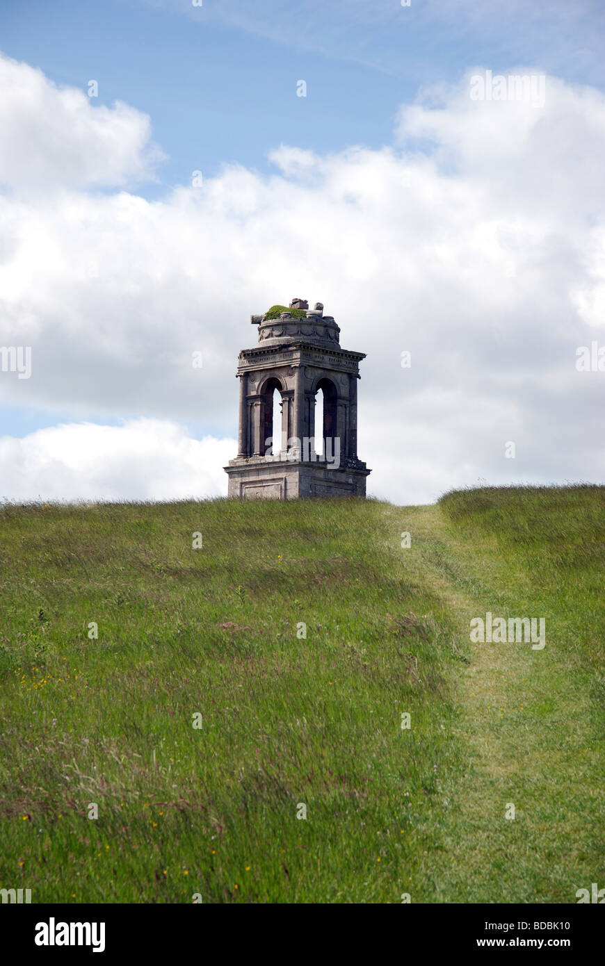 Folly at Downhill in Northern Ireland Stock Photo - Alamy