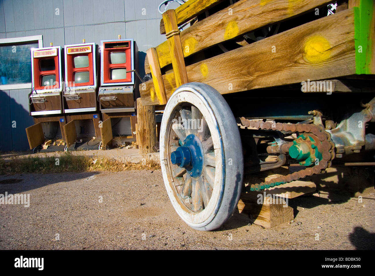 Abandoned slot machines Stock Photo - Alamy