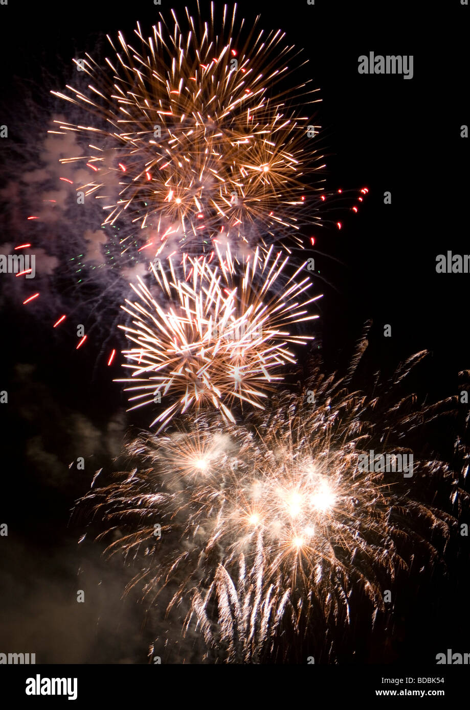 fireworks at night Stock Photo - Alamy