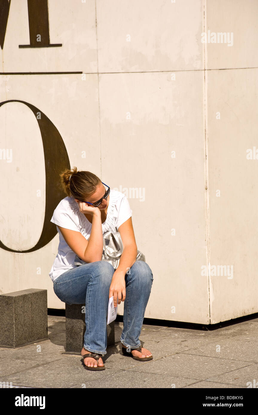 Tired outside hi-res stock photography and images - Alamy
