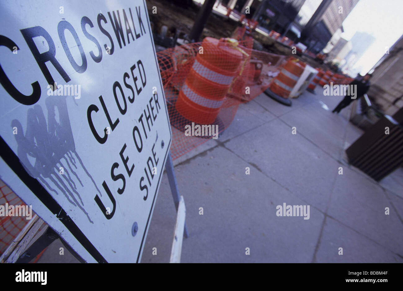 Downtown cleveland road construction hi-res stock photography and ...