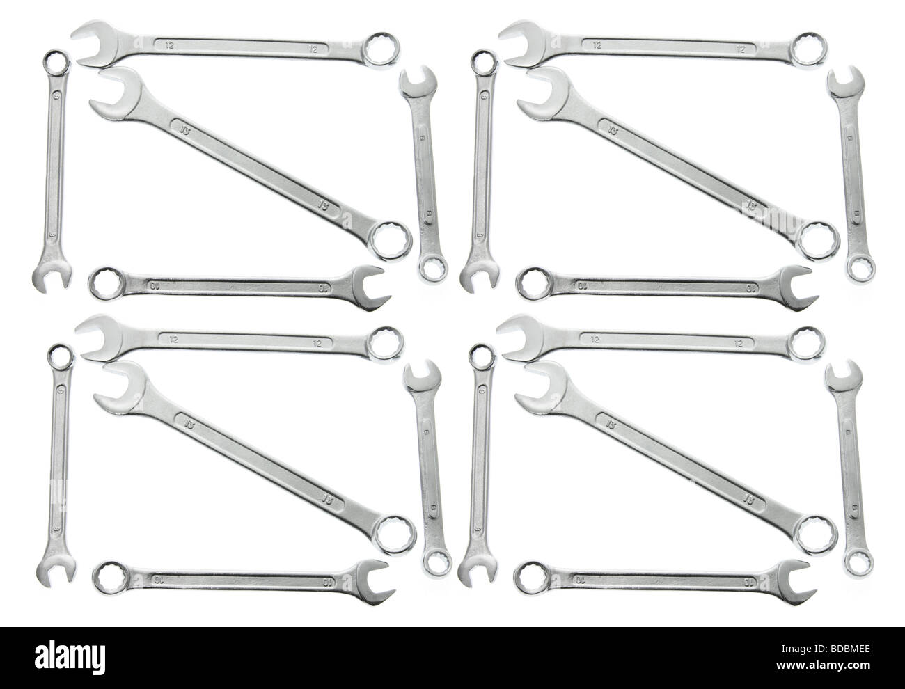 Arrangement of Spanners Stock Photo - Alamy