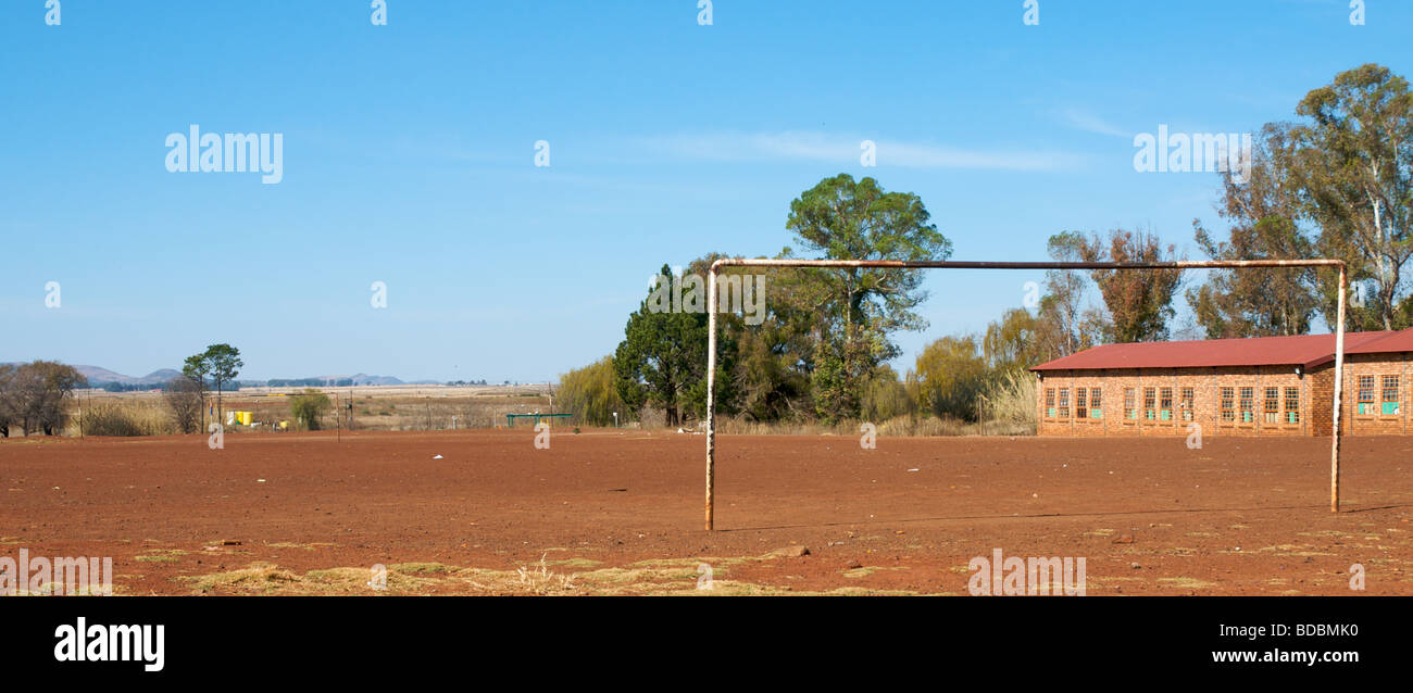 Randvaal football pitch Stock Photo - Alamy