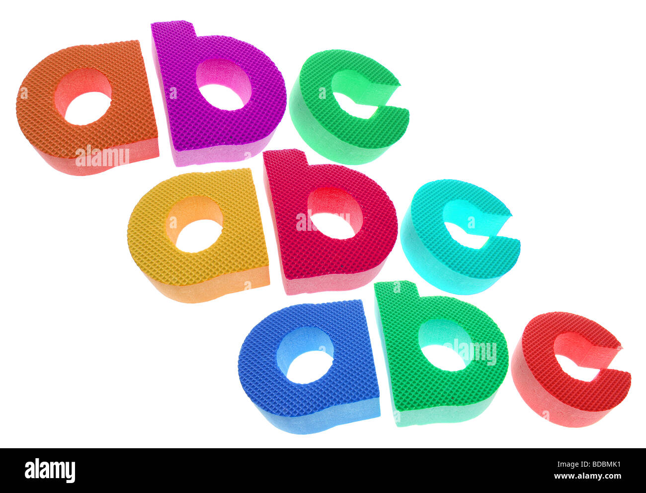 Foam letters hi-res stock photography and images - Alamy