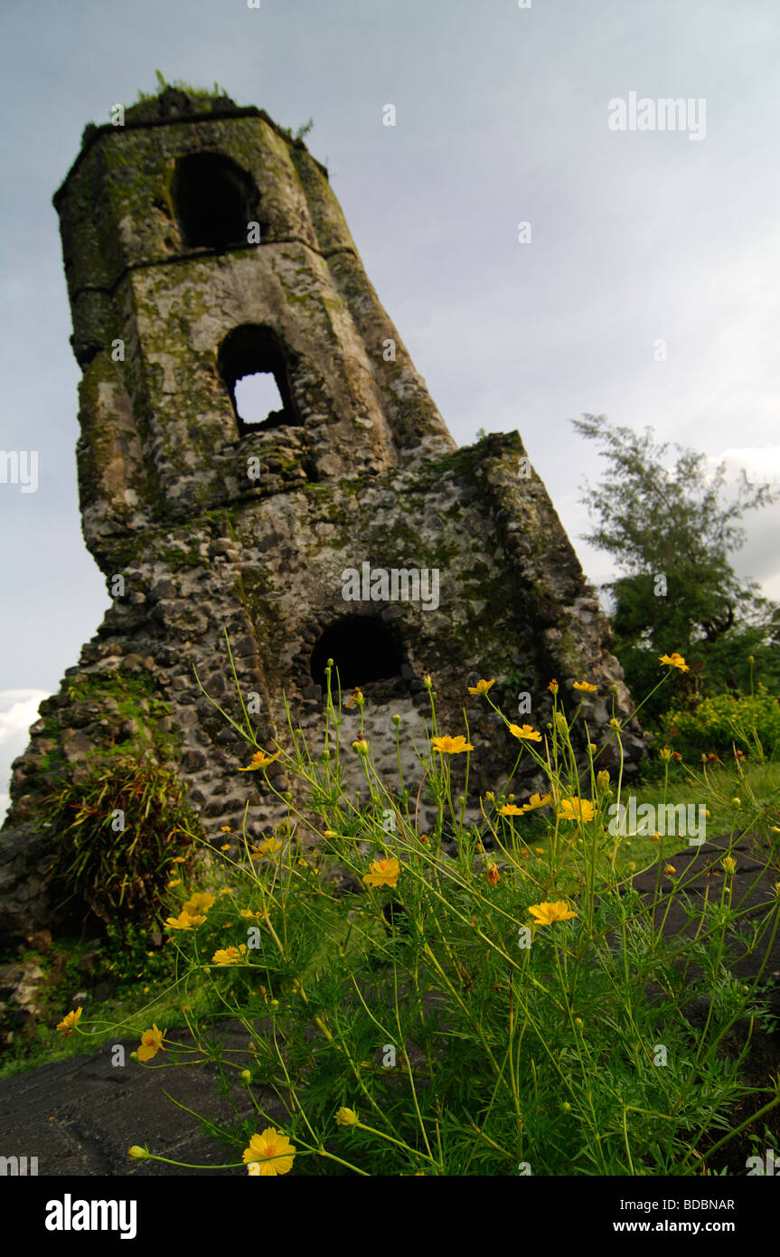 Cagsawa Church, Albay, Bicol, Southeast Luzon, Philippines Stock Photo ...