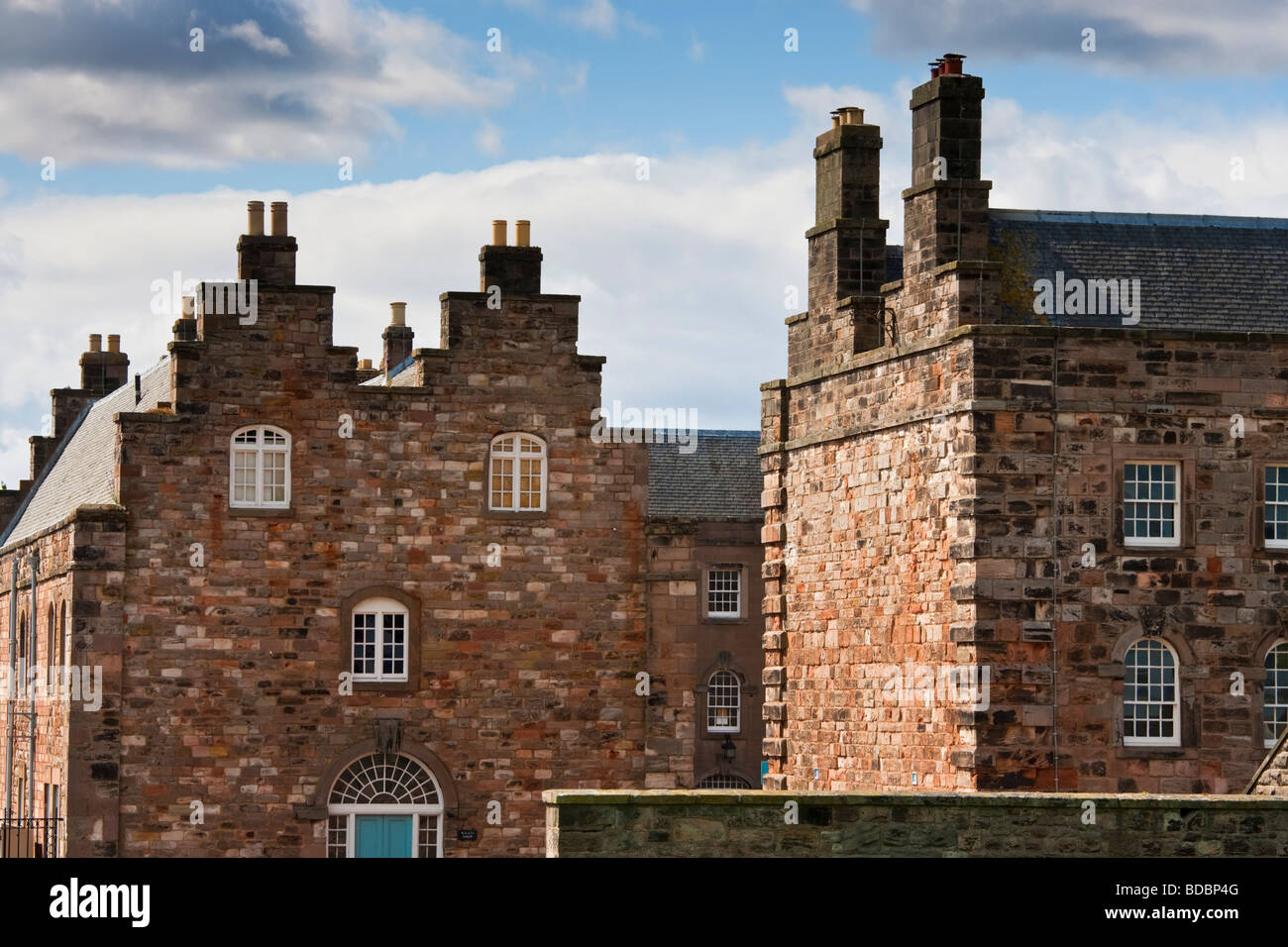 The distinctive architecture of the barracks in Berwick upon Tweed the ...