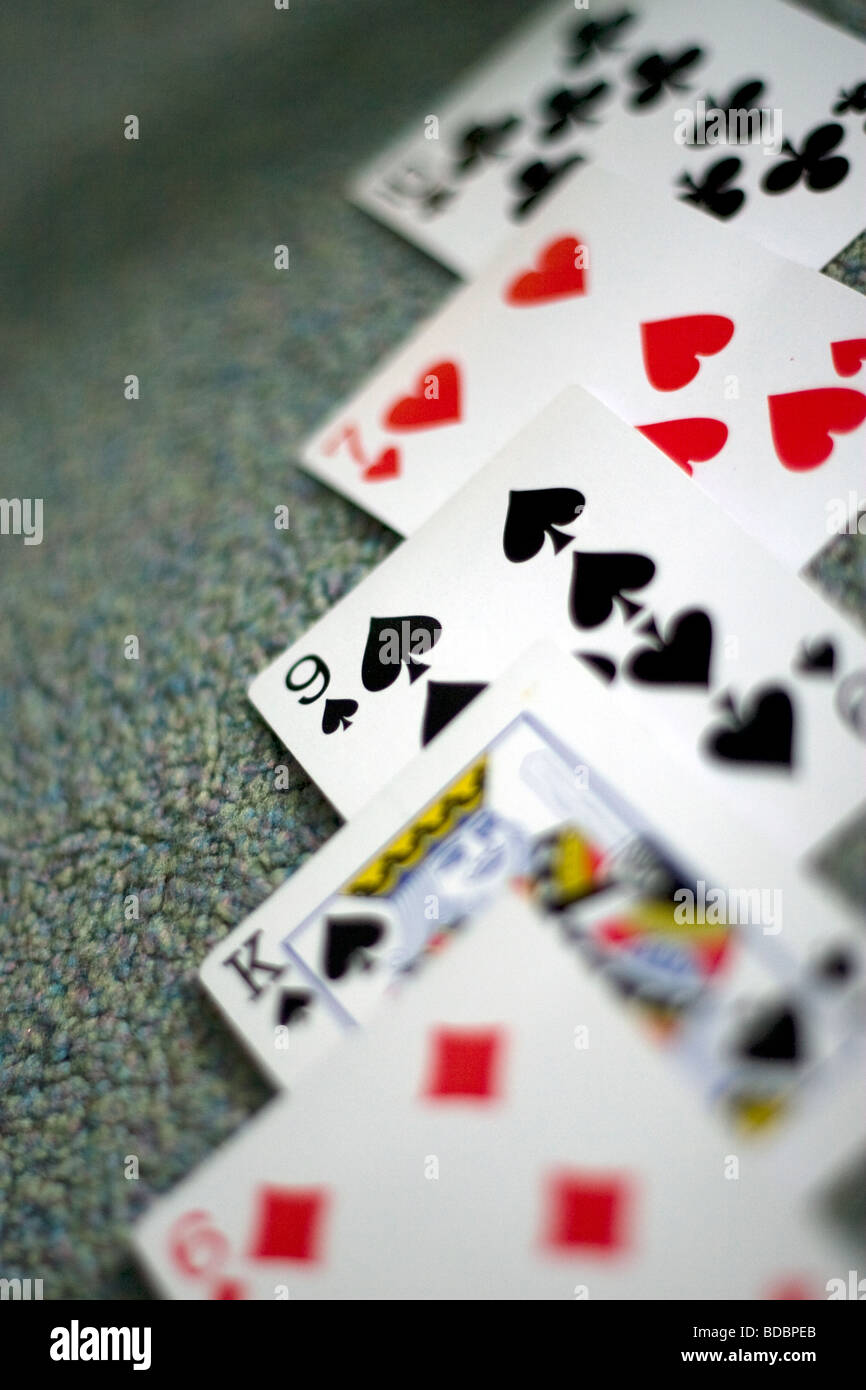 Playing cards suits spades hi-res stock photography and images - Alamy