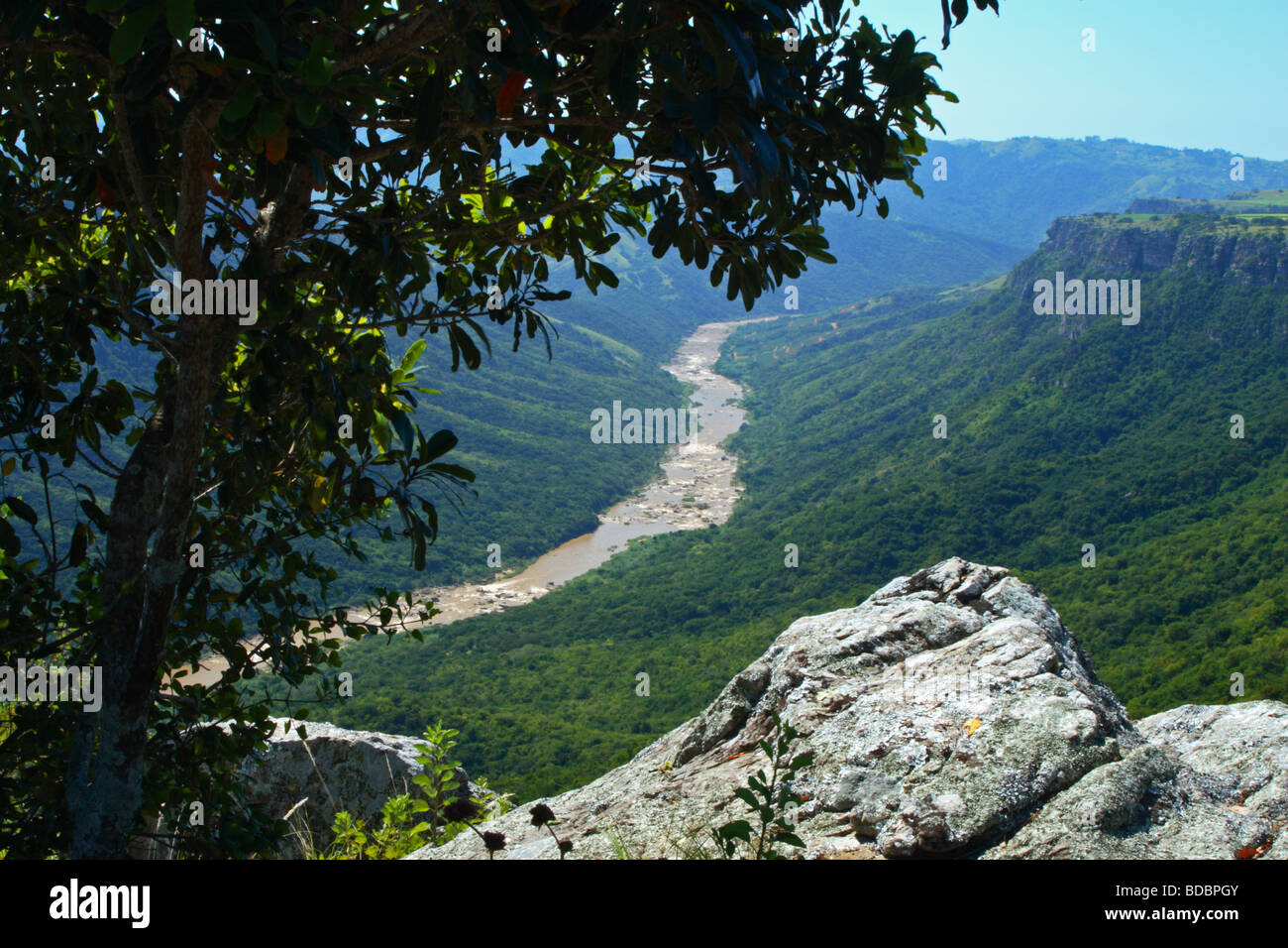 View from Leopard Rock Cafe, Oribi Gorge, Kwazulu Natal, South Africa ...