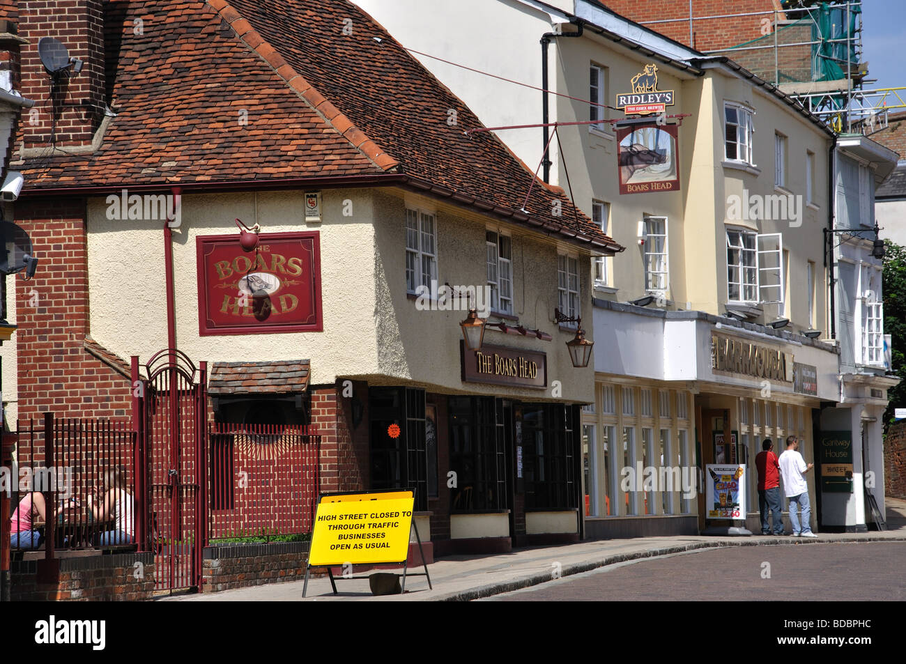 Upper High Street, Braintree, Essex, England, United Kingdom Stock ...