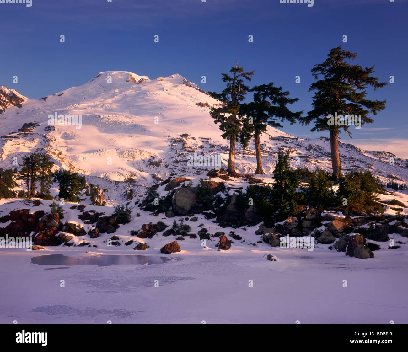 South Face of Mount Baker elevation 10,778 feet 3285 m northernmost ...