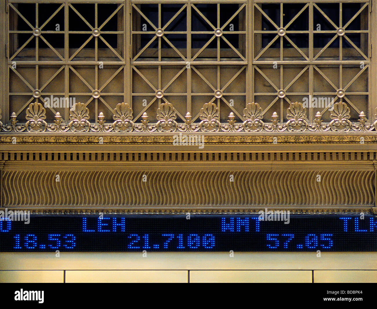 New York Stock Exchange Building Entrance Stock Market Ticker Tape ...