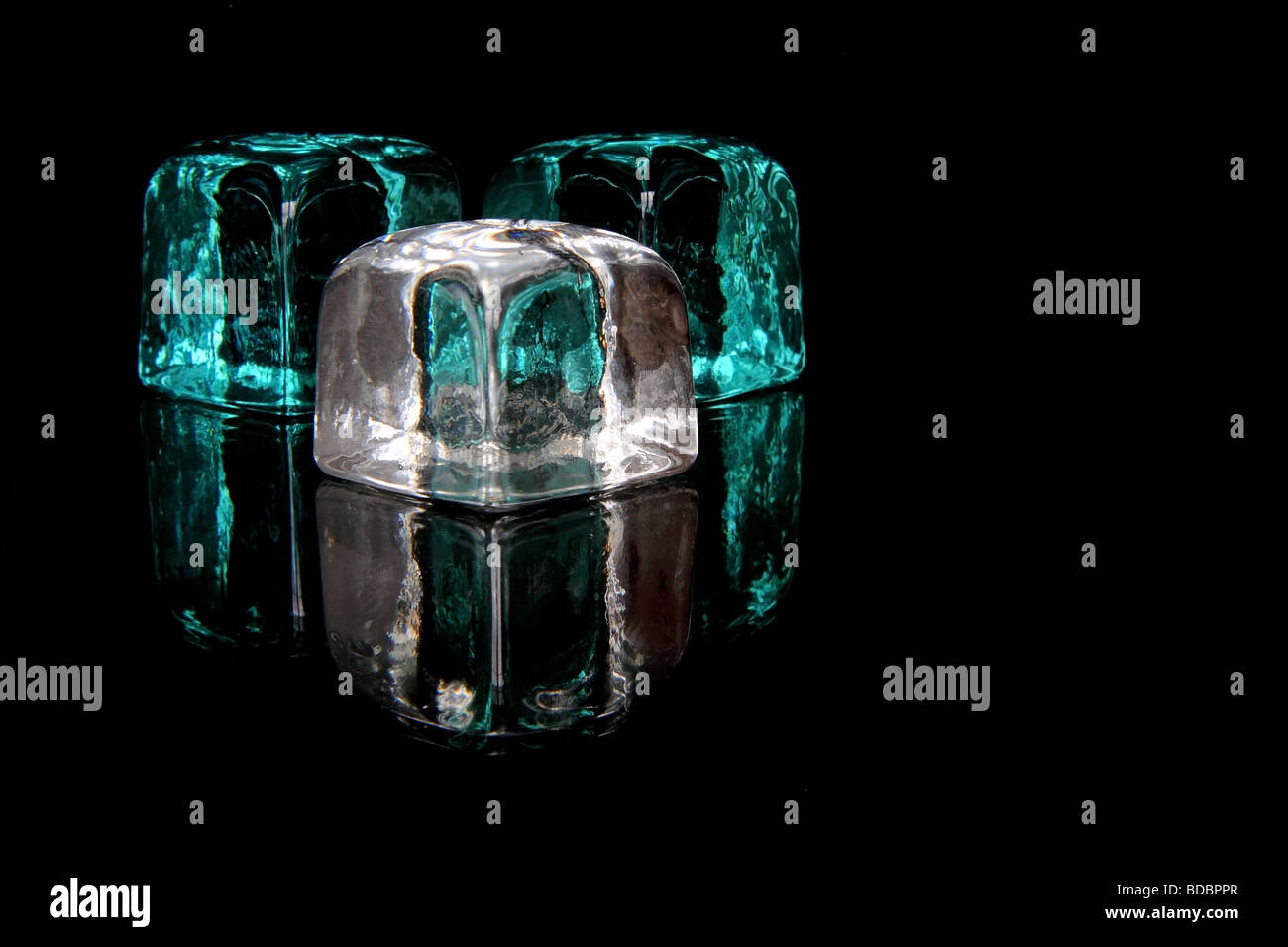 glass cubes in black Stock Photo - Alamy