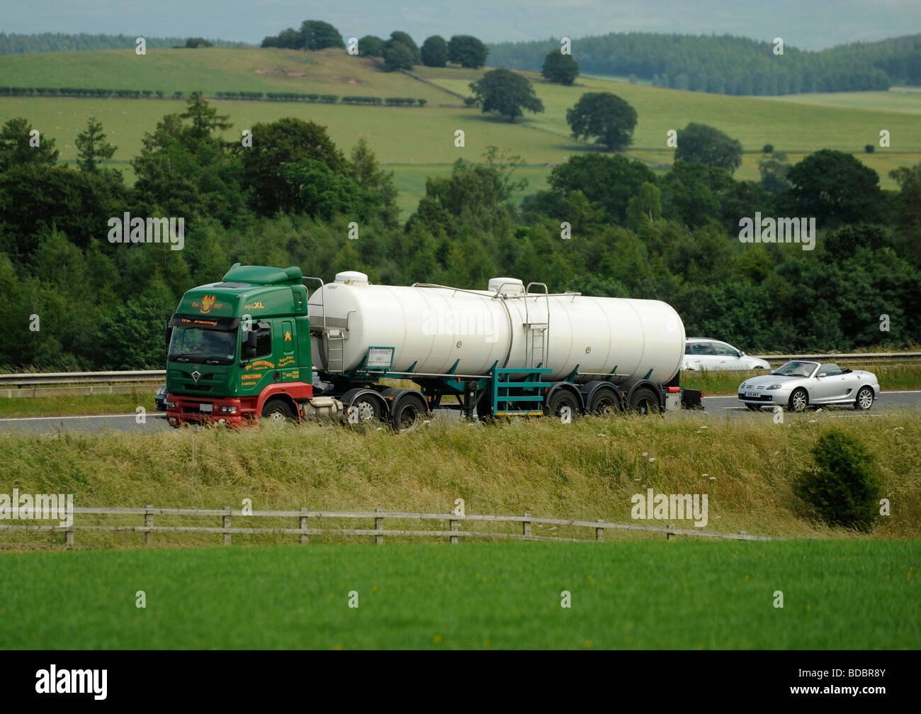Foden Alpha truck with milk tanker trailer Wm Armstrong Longtown Stock ...