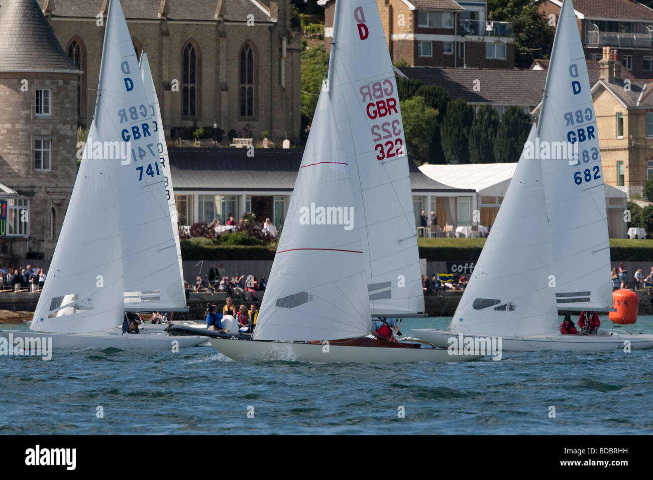 Cowes Week sailing Stock Photo - Alamy