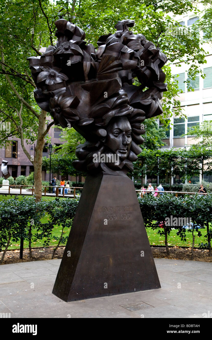 Henry Purcell Statue Stock Photo - Alamy