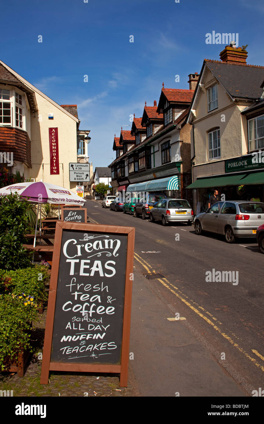 Porlock sign hi-res stock photography and images - Alamy