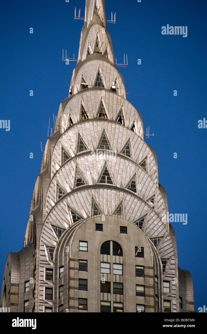 Chrysler building detail hi-res stock photography and images - Alamy
