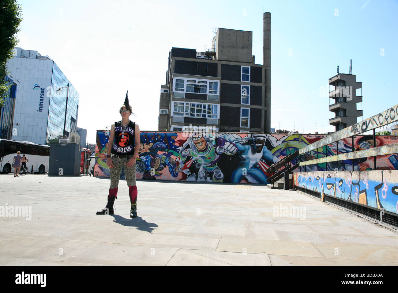 Punk graffiti london hi-res stock photography and images - Alamy