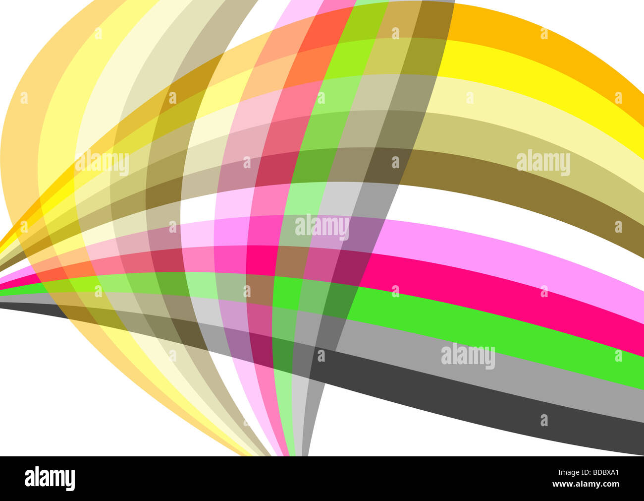 Curvy Wavy Forms Stock Photo - Alamy