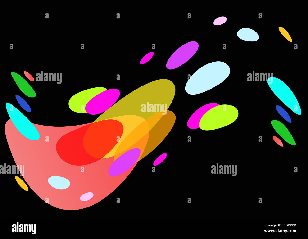 Curvy Wavy Forms Stock Photo - Alamy