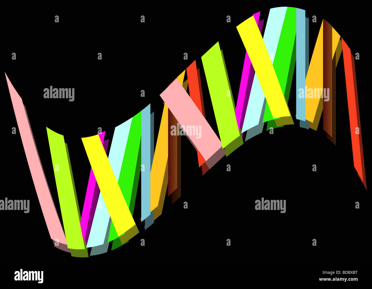 Curvy Wavy Forms Stock Photo - Alamy