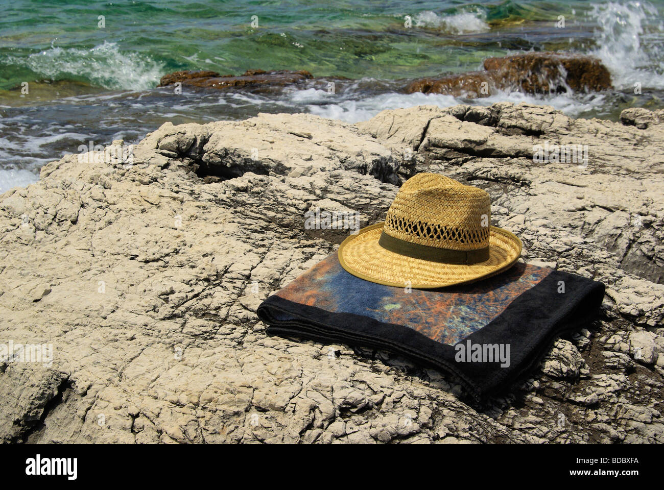 Hut am Strand hat at the beach 10 Stock Photo - Alamy