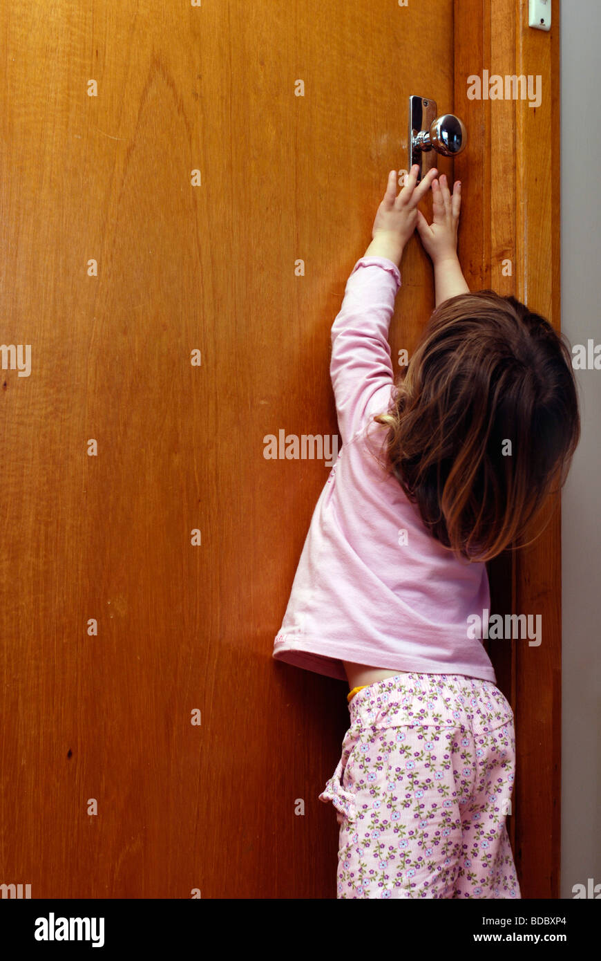 Little Girl Reaching Up