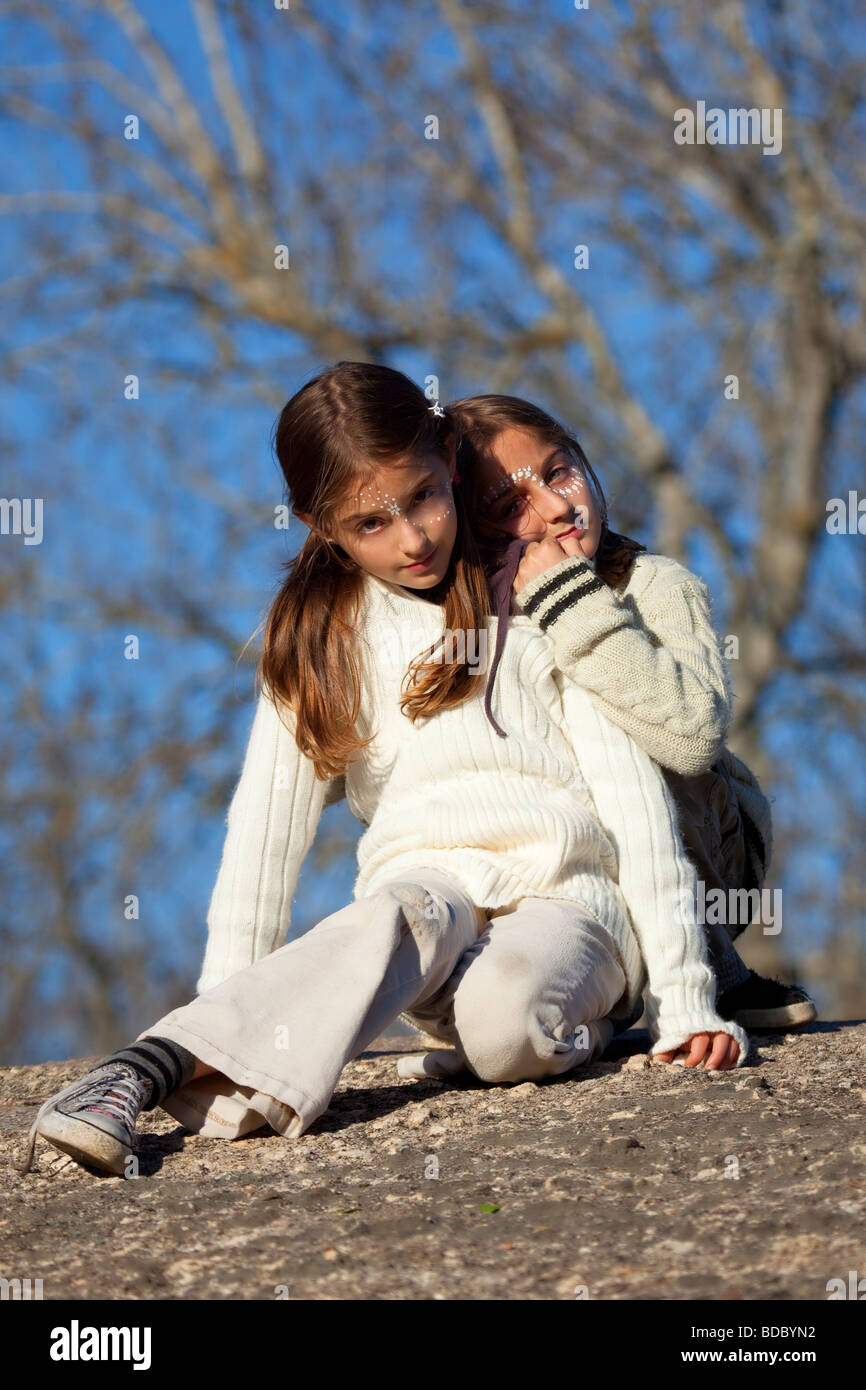 Portrait of Brothers Stock Photo - Alamy