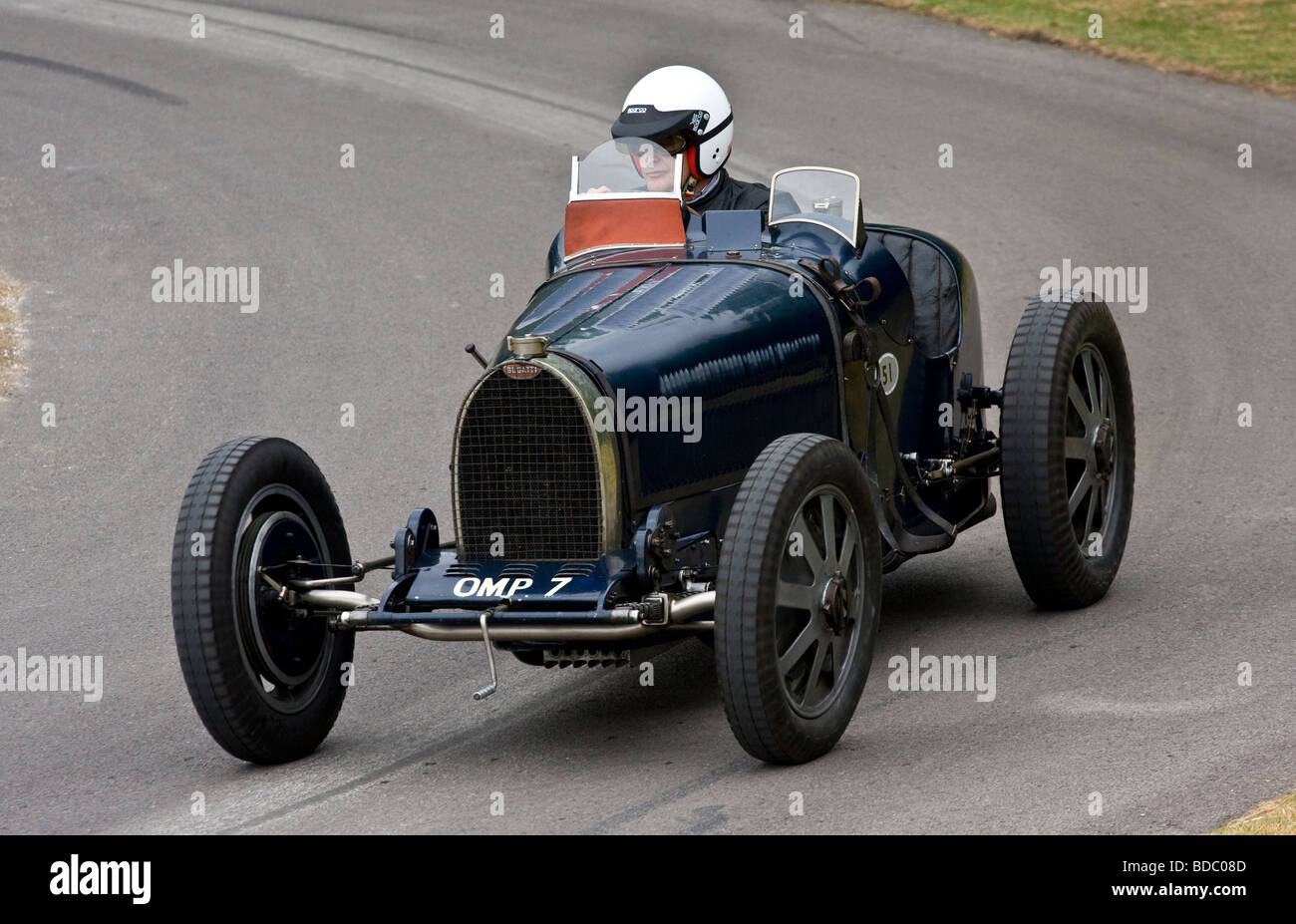 1931 Bugatti Type 51 with driver Terry Cardy at Goodwood Festival of ...