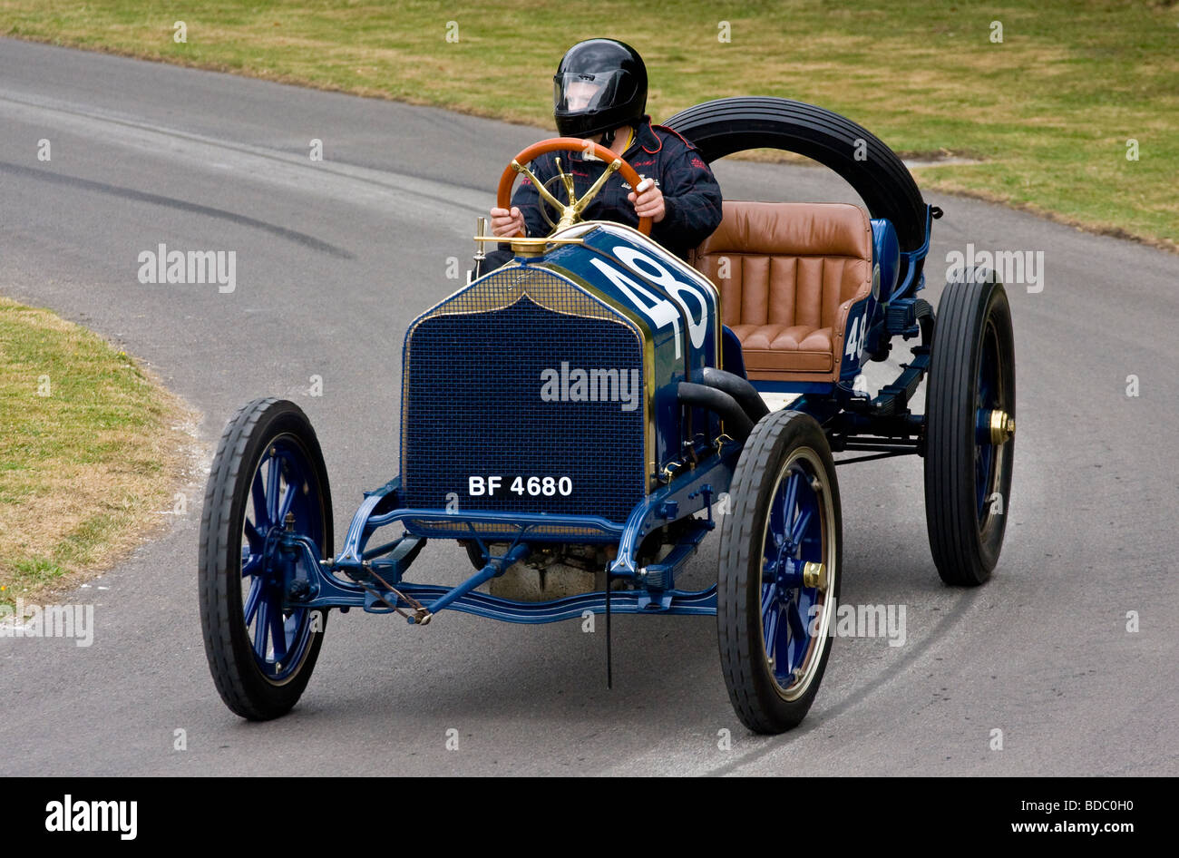 1910 National 40 Indianapolis racer with driver Tim Moore at Goodwood ...