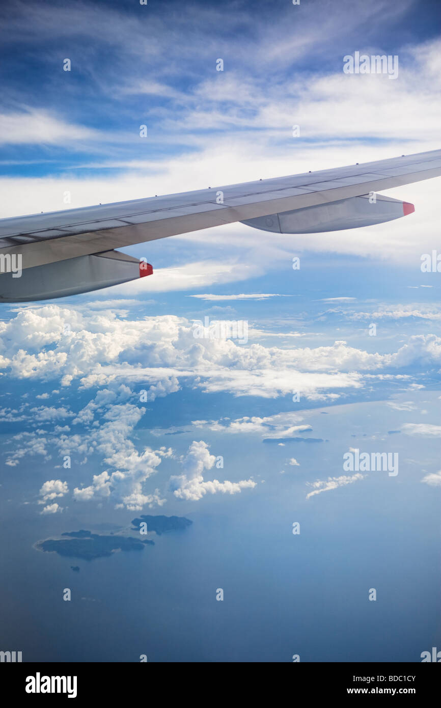 Flying over South-East Asia Stock Photo - Alamy