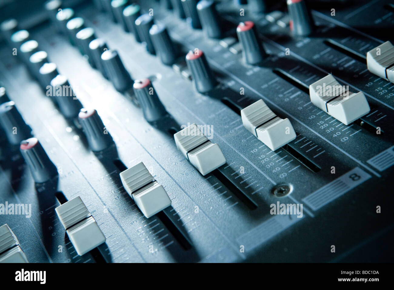 Mixing desk dials hi-res stock photography and images - Alamy