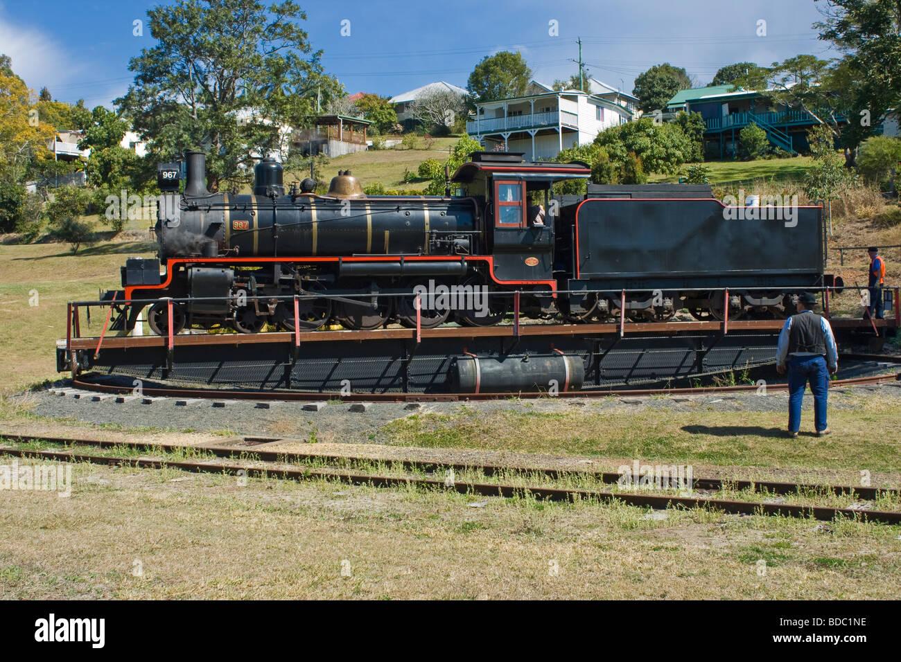 A Class 17 Steam Locomotive Built in 1950 and used to haul The Valley ...