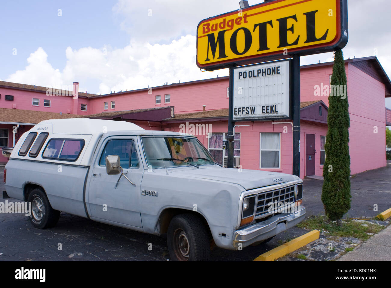 Budget Motel in Titusville, Florida, USA Stock Photo - Alamy
