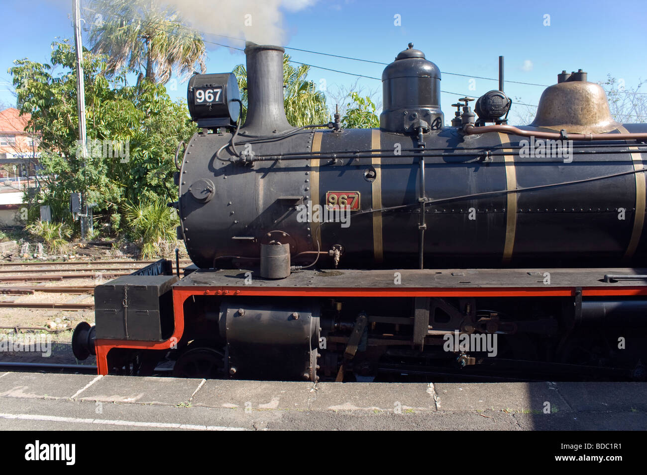 A Class 17 Steam Locomotive Built in 1950 and used to haul The Valley ...