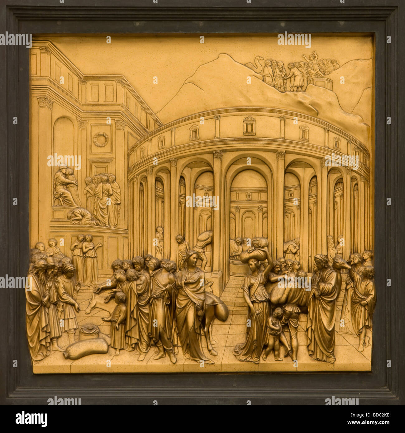 Joseph: Bronze Panel on The Gates of Paradise by Lorenzo Ghiberti ...