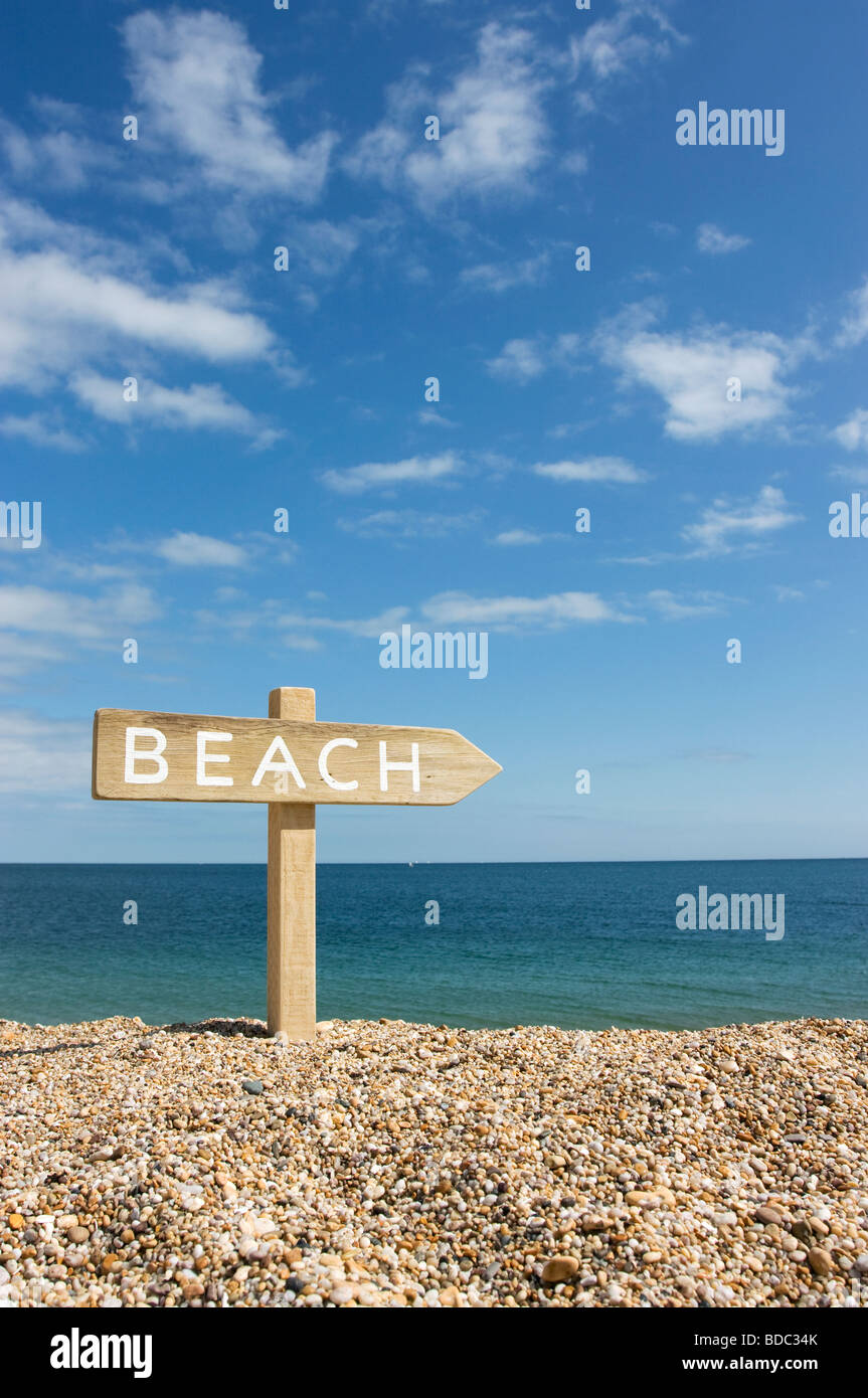 Tourist information sign beach in hi-res stock photography and images ...