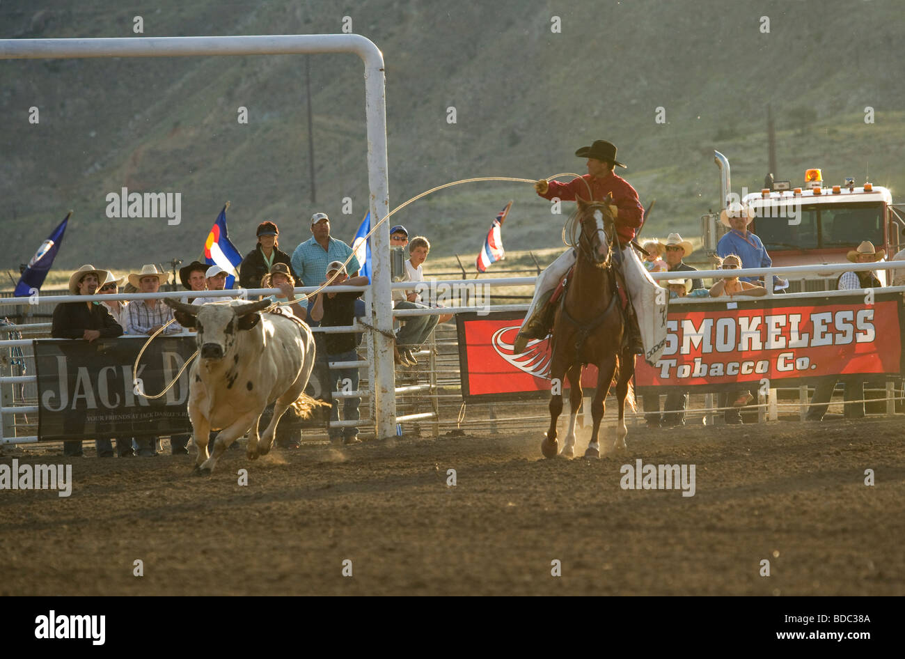 Bull chasing man hi-res stock photography and images - Alamy