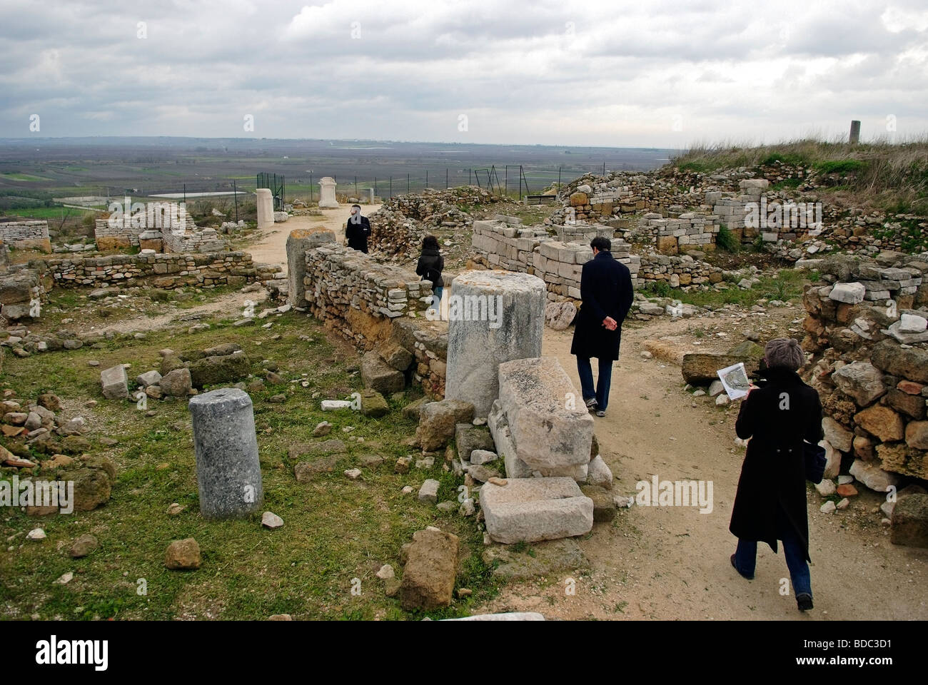 Cani della Battaglia, Champs de bataille, Old war field Italy Stock ...