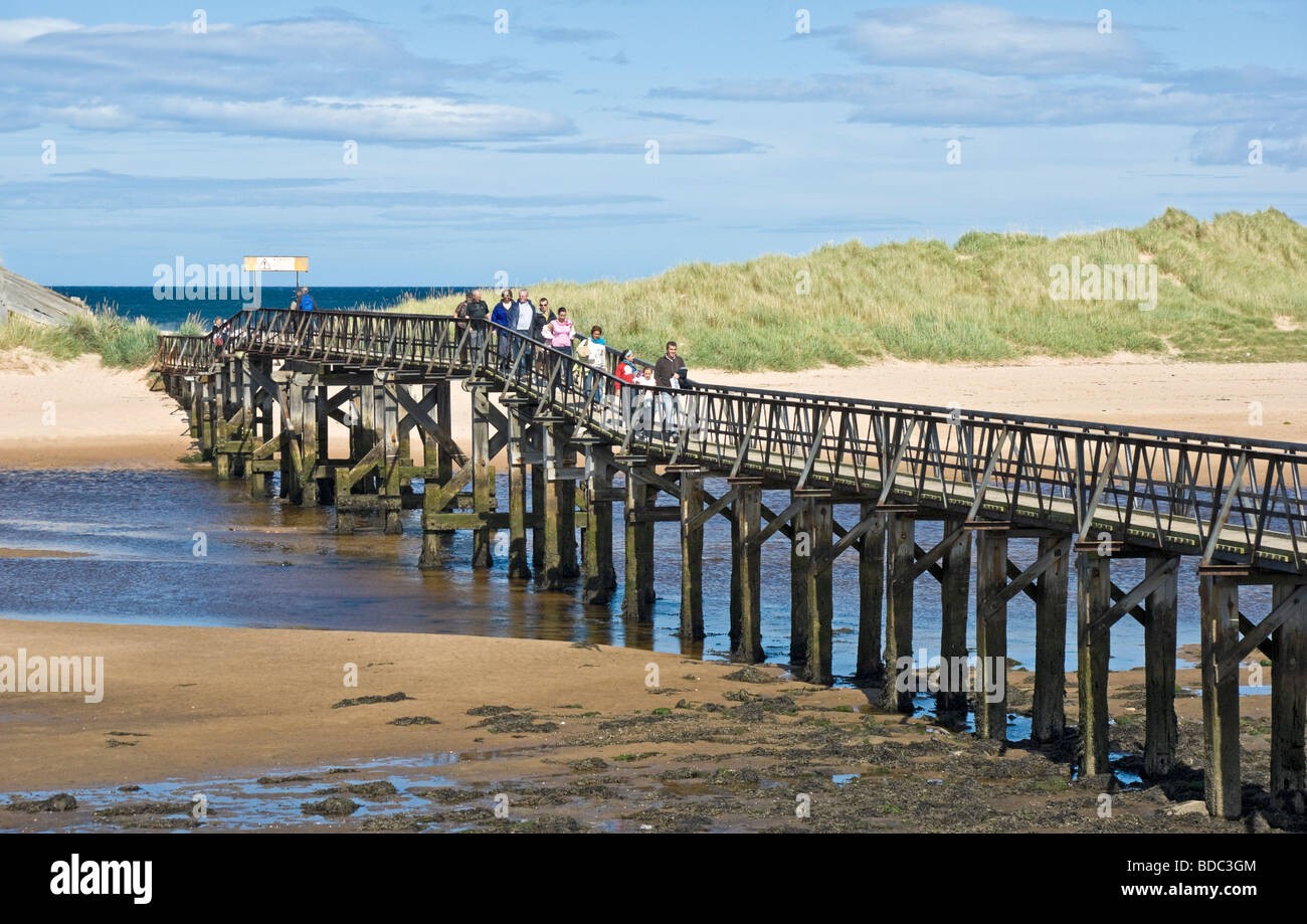 Lossiemouth beach bridge hi-res stock photography and images - Alamy