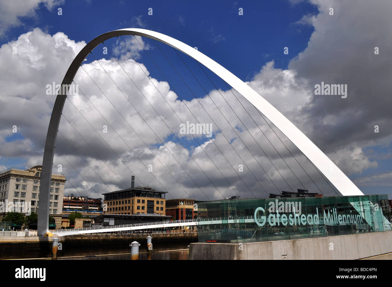 Gateshead Millennium bridge baltic square blinking eye tyne Newcastle ...