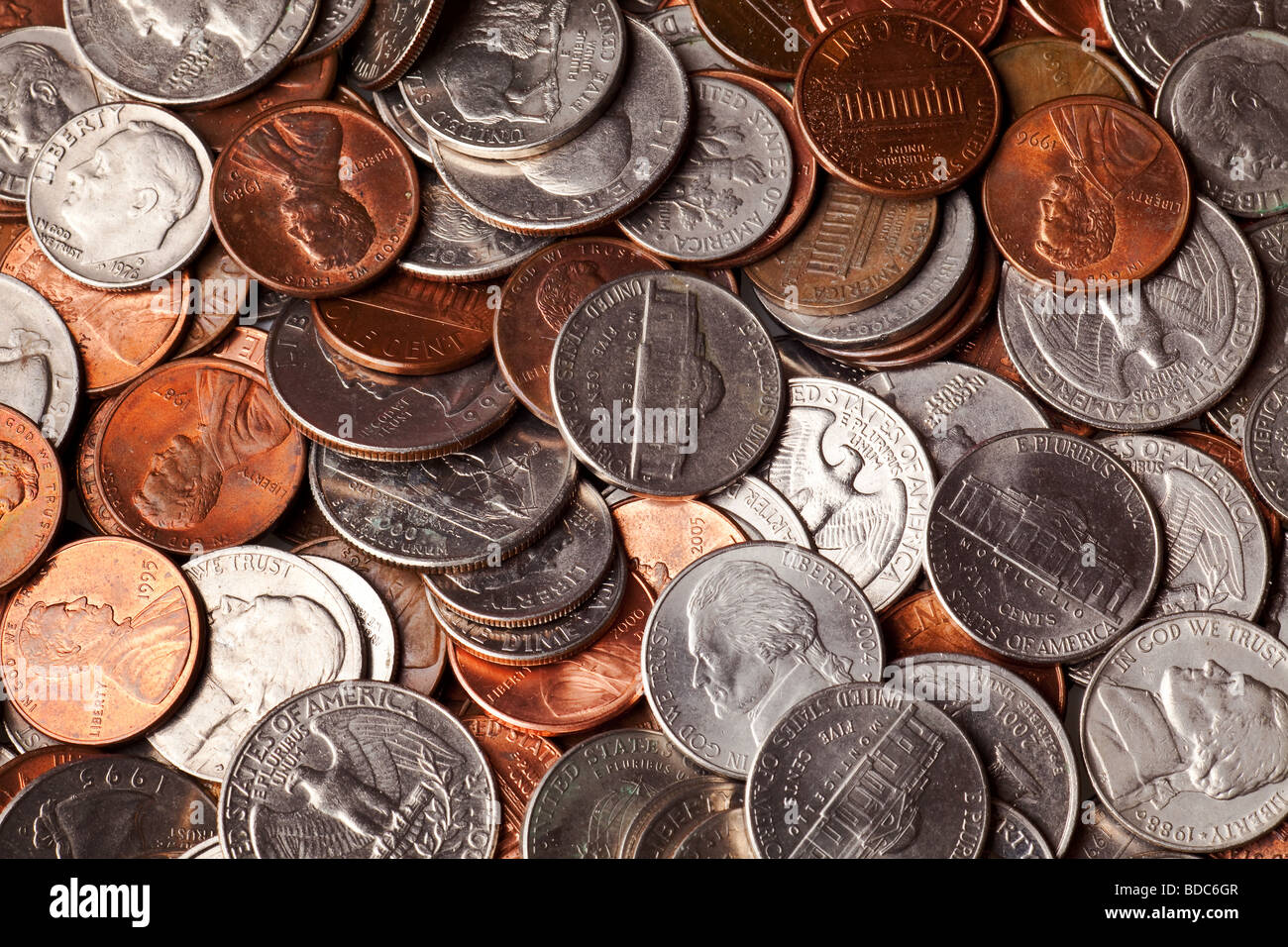 Quarter quarters coin coins hi-res stock photography and images - Alamy