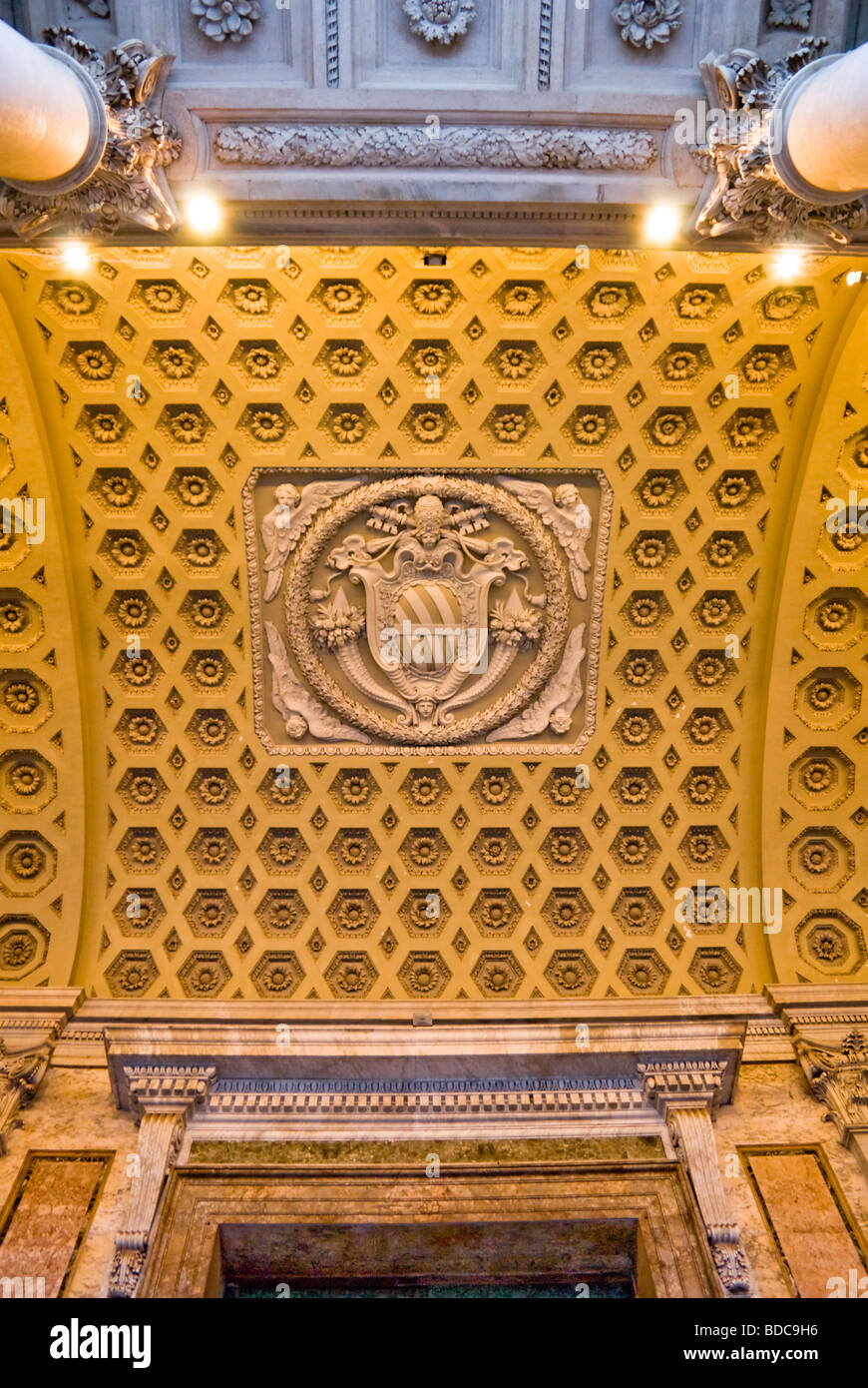 Ceiling of Basilica di San Giovannis Rome Italy Stock Photo - Alamy