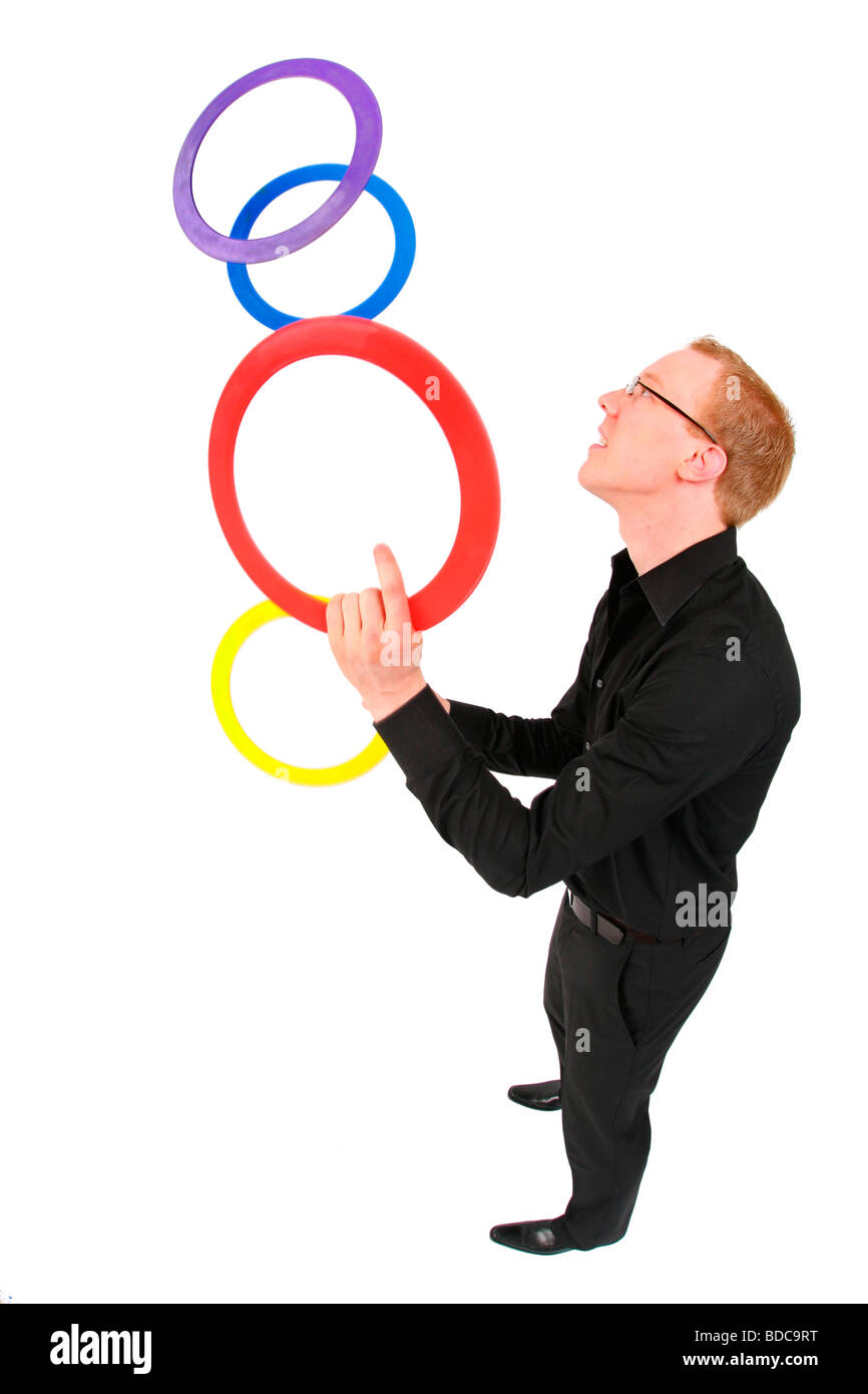 Juggling 1 Cut Out Stock Images & Pictures - Alamy