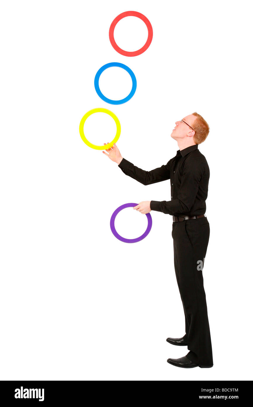 Eight Ring Juggling